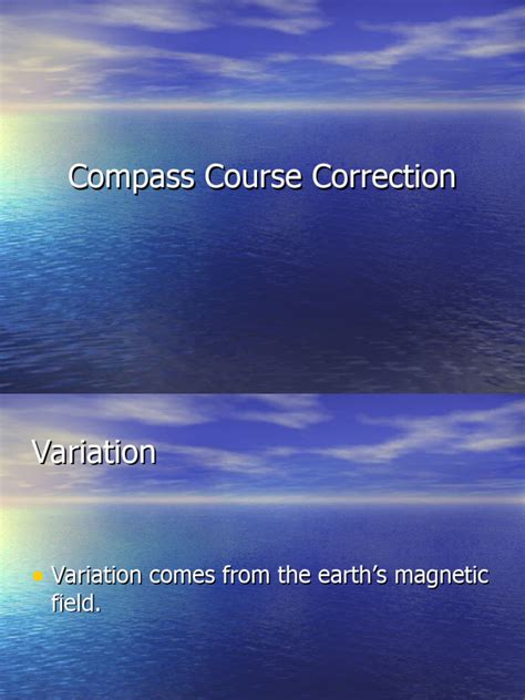 True Course Navigation Adjustments Pdf Compass Electrical Engineering