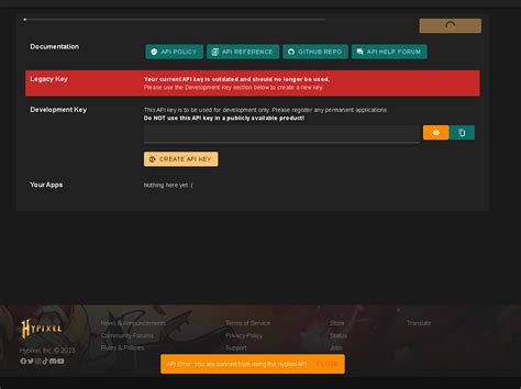 Help Api Banned Hypixel Forums