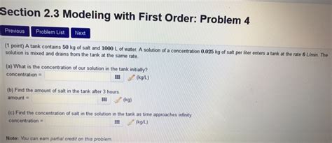 solved section 2 3 modeling with first order problem 3