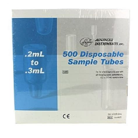 Buy Advanced Instruments Osmometer Disposables Sample Tubes 0 2 Ml Econo Green Pte Ltd Econo