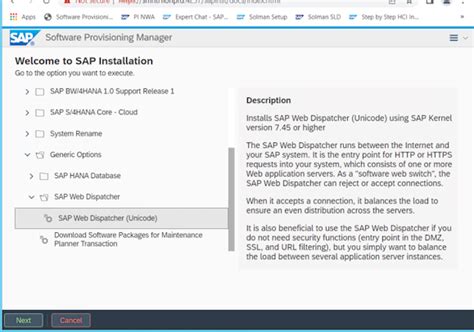 How To Install Sap Web Dispatcher Step By Step Amar It Tech