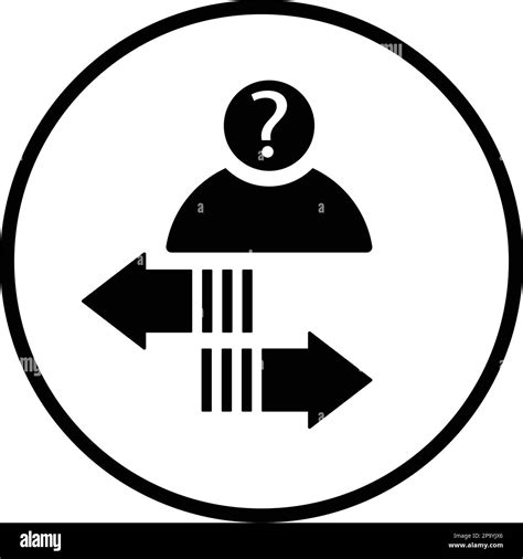 Confusion In Decision Making Icon Design Template Vector Illustration