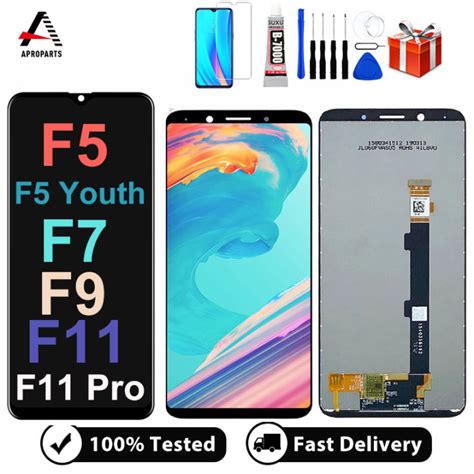 Tested Lcd For Oppo F F Youth F F F F Pro Cph Touch Screen Digitizer Assembly