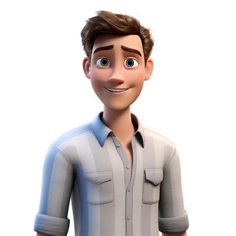 From 3d To Ai Transforming A Male Adult Pixar Character Into An