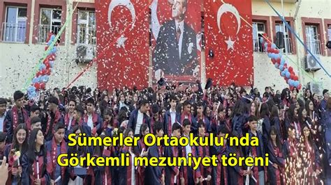 Sümerler Ortaokulunda Görkemli Mezuniyet Töreni Yükseliş Medya Meb Ve Eğitim Haberleri