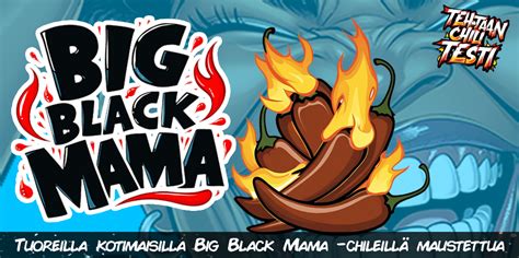 Chilitesti Big Black Mama Kantsun Jerky Tehdas