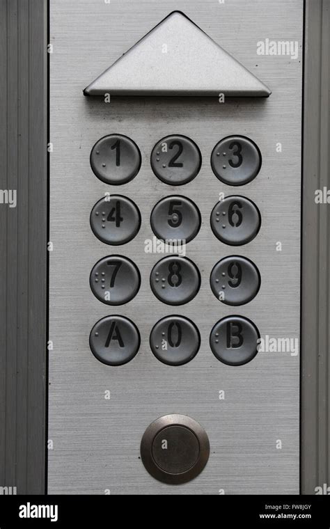 Numeric Keypad For Access Outside A Building Stock Photo Alamy