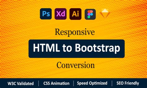 Convert Psd To Html Xd To Html Figma To Html With Bootstrap By Rashed