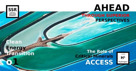 o1 - Perspectives through the Role of Critical Minerals in Clean Energy ...