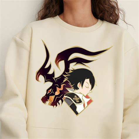 Clive Rosfield X Ifrit Ff16 Chibi Fanart Shirt Ifrit Ff16 Tee Ff16 Character Hoodie Clive