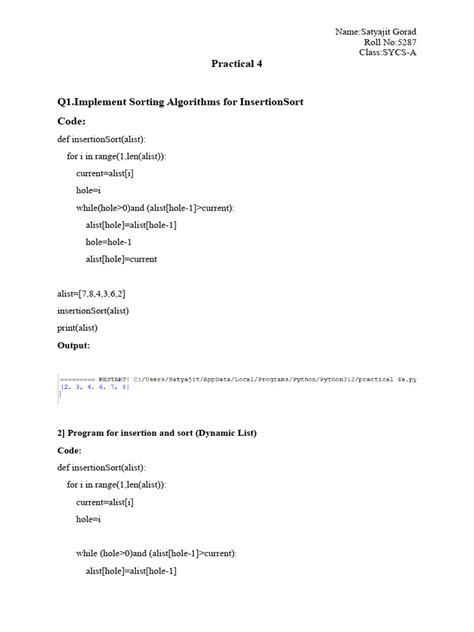 practical 4 ds pdf