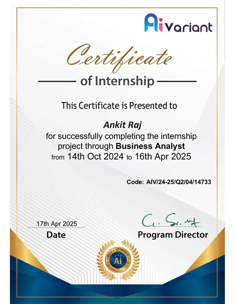 Certification Aivariant Sql Powerbi Excel Tableau Dataanalytics