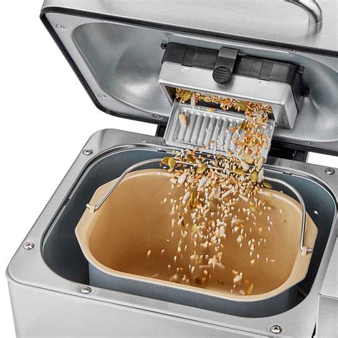 Cooks Professional Bread Maker With Fruit And Seed Dispenser