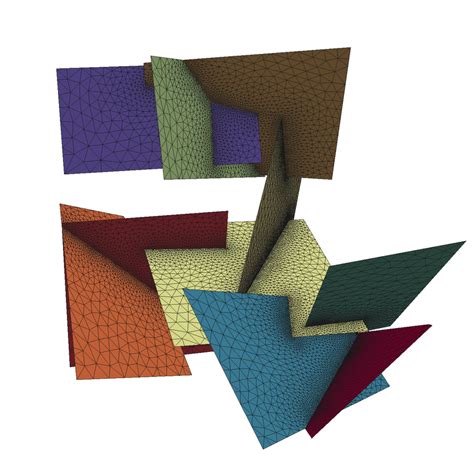 A A Discrete Fracture Network Made Up Of 10 Fracture Meshed With