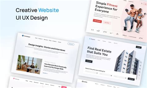Do website ui ux design for you by Design_mate26 | Fiverr