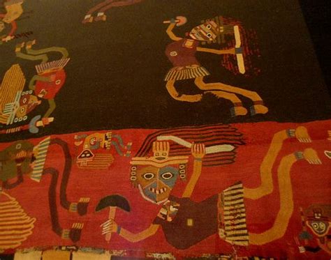 Manta Funeraria Paracas 071 Hand Woven Textiles Peruvian Textiles