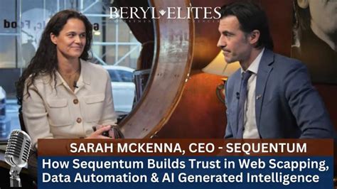 Interview 🎙️ Sarah Mckenna Sequentum How Sequentum Builds Trust In