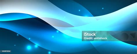 빛나는 빛나는 네온 웨이브 빛 선 추상적 인 배경 매직 에너지 와 모션 컨셉 벡터 배경 화면 템플릿 0명에 대한 스톡 벡터 아트 및 기타 이미지 Istock