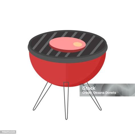 그릴 아이콘 클립 아트 아바타 로고 타입 고립 된 벡터 일러스트 레이 션 강철에 대한 스톡 벡터 아트 및 기타 이미지 강철 고기 구이 Istock