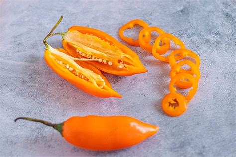 Yellow Pepper From Peru A Staple Ingredient In Peruvian Cuisine Photo
