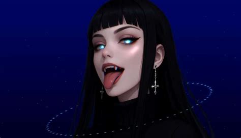 Gothic Vampire Girl Live Wallpaper