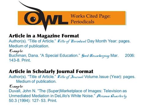 Purdue Owl Mla Format
