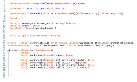 Powershell Adding Same Column Header Names To All Worksheets In An