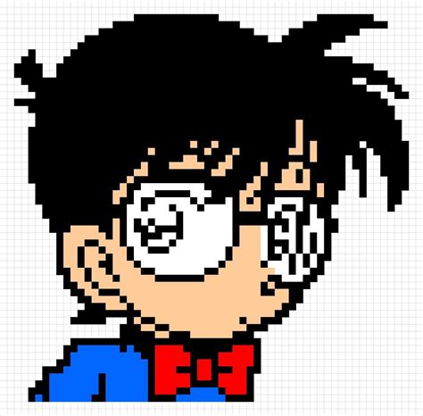 Excel Pixel Art Anime Diseño De Formas A Nivel Pixel Pueden Crearse Todos Tus Personajes