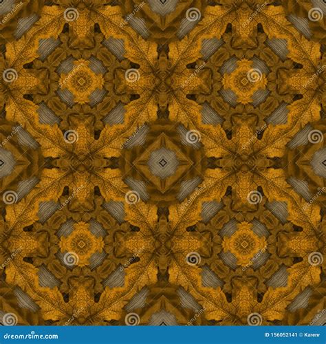 Rust Triangle Mosaic Detailed Seamless Textured Pattern Background