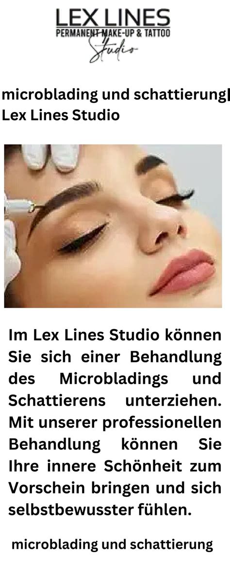 PPT Microblading Und Schattierung Lex Lines Studio PowerPoint Presentation ID