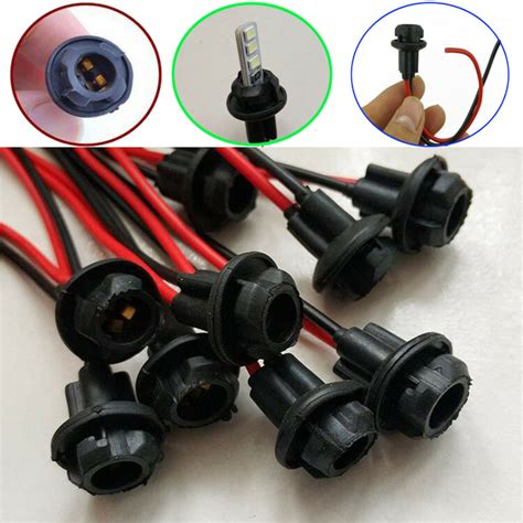 Car T10 Socket Extension Led Light Bulbs W5w T10 Light Bulb Socket Wire Connector Lampu Kecil