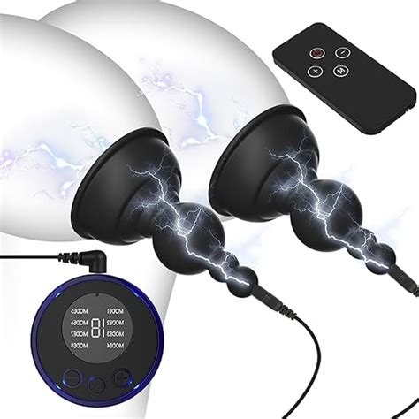 Electric Nipple Clamps Silicone Electric Shock Sex Toy For