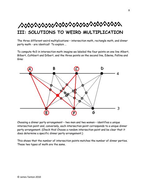 Intersection Math Pdf