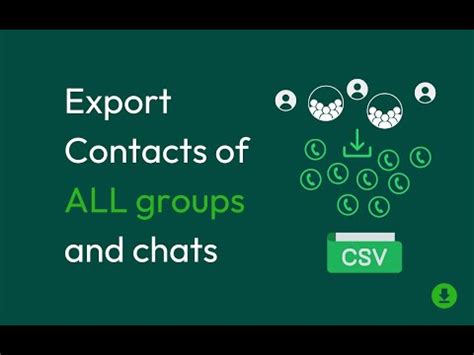 WAexport Export WhatsApp Chats And Contacts Chrome Web Store