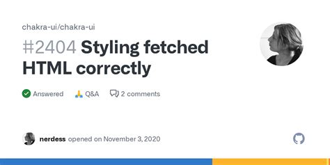 Styling Fetched HTML Correctly Chakra Ui Chakra Ui Discussion GitHub