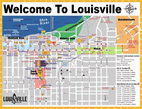 Map Of Downtown Louisville Ky