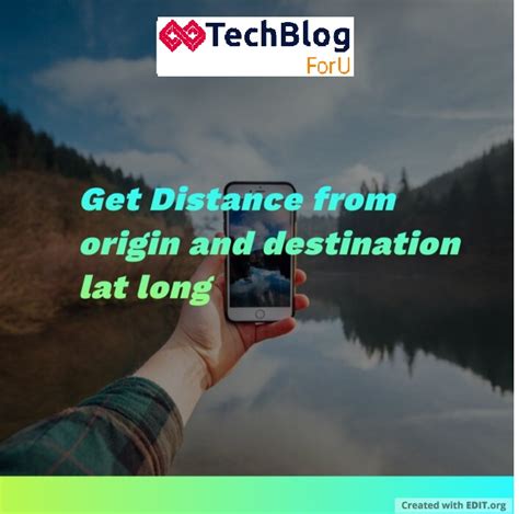 how to calculate distance between two latitude and longitude