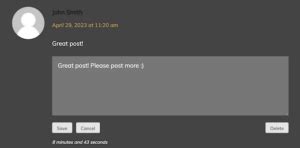 How To Allow Users To Edit Their Comments In WordPress