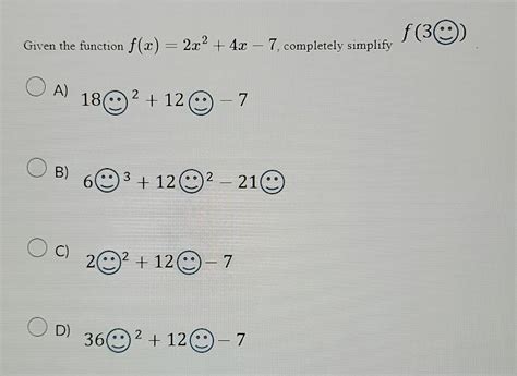 Solved Given The Function F X X X Completely Simplify Chegg Com