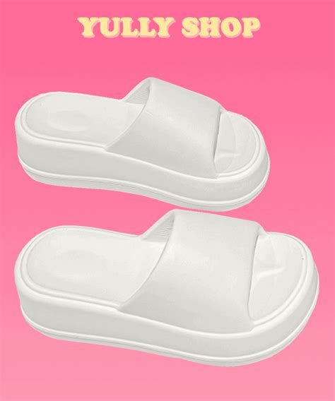 통굽슬리퍼 심플 데일리 발편한 플랫폼 슬리퍼 키작녀 키높이신발 여름 데일리슈즈 에이블리