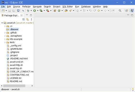 Empty Dbeaver Folders Created In Eclipse Projects Issue Dbeaver Dbeaver GitHub