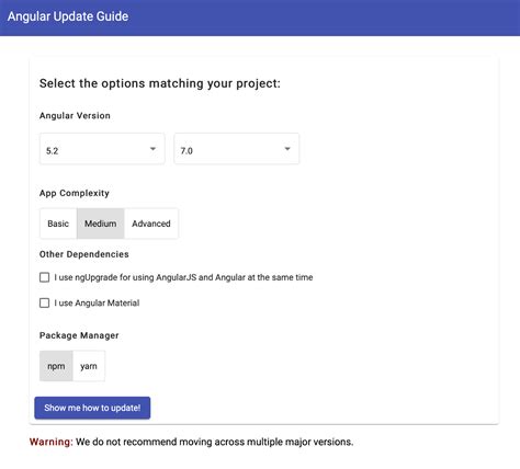 Angular5から7へのバージョンアップ・前編