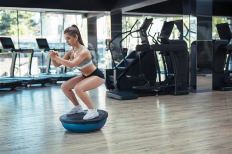 Универсальный комплекс базовых упражнений с полусферой Bosu Medaboutme