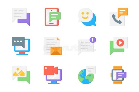 Communication 3d Icons Set Vector Elements For Mobile App And Web