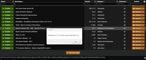 Problem With Skse64 And Vortex Skyrim Se Nexus Mods Forums