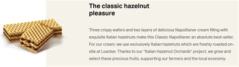 Buy Loacker Classic Napolitaner Hazelnut Wafers 45g X 10 Online In Uae Tradeling