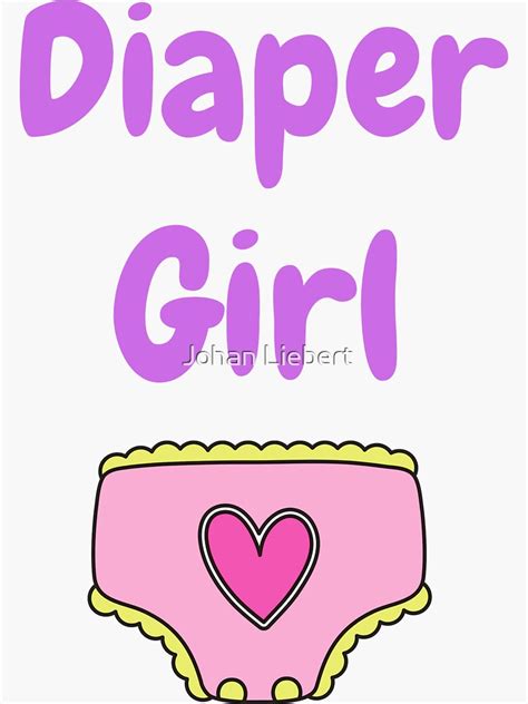 Sticker « Diaper Girl Abdl Age Regression Agere Par Virtuawaves Redbubble