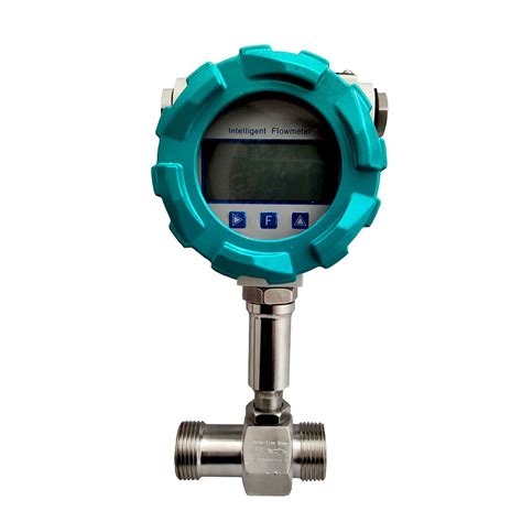 Digital Display Swirl Turbine Flow Transmitter Measure Fluid Velocity