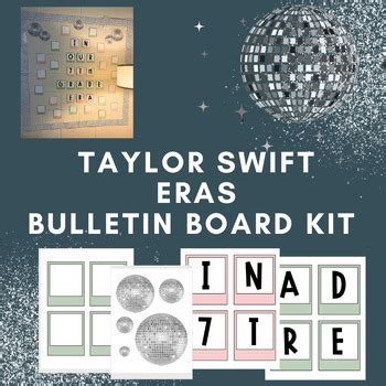 Taylor Swift Eras Bulletin Board Kit 1st 12th Grade By Tarah Donica