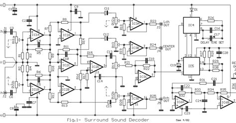 Koleksi Skema Rangkaian Artikel Elektronika Rangkaian Audio Surround Decoder